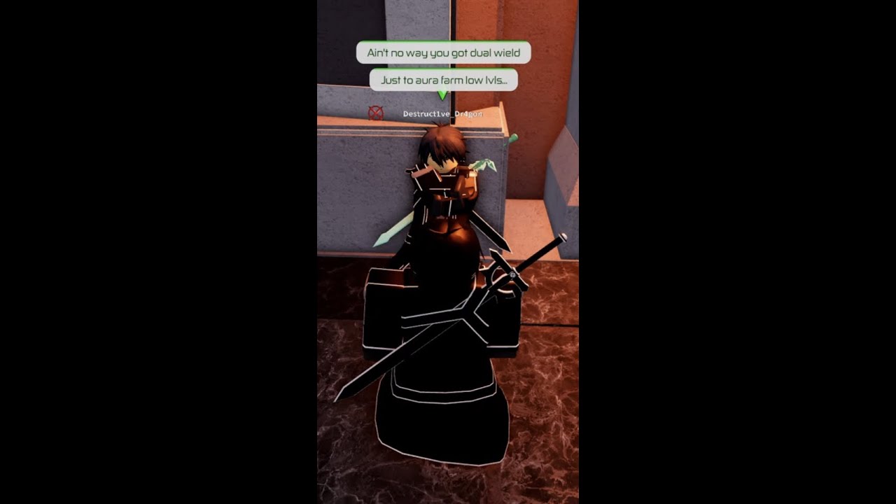 Sword Blox Online: Rebirth | AFK Aura Farming Dual Wielding Kirito ...