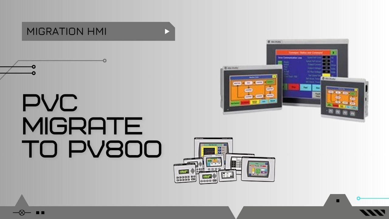 PanelView Component migration by usb upload to PanelView 800 - YouTube