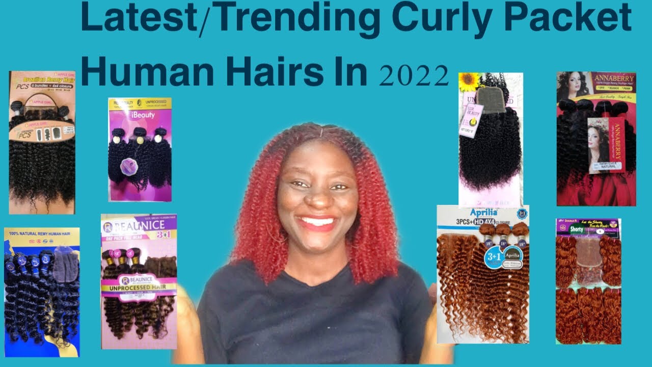 Trending Curly Packet Human Hairs In 2022-|Latest Kinky/Deep Wave/Jerry ...