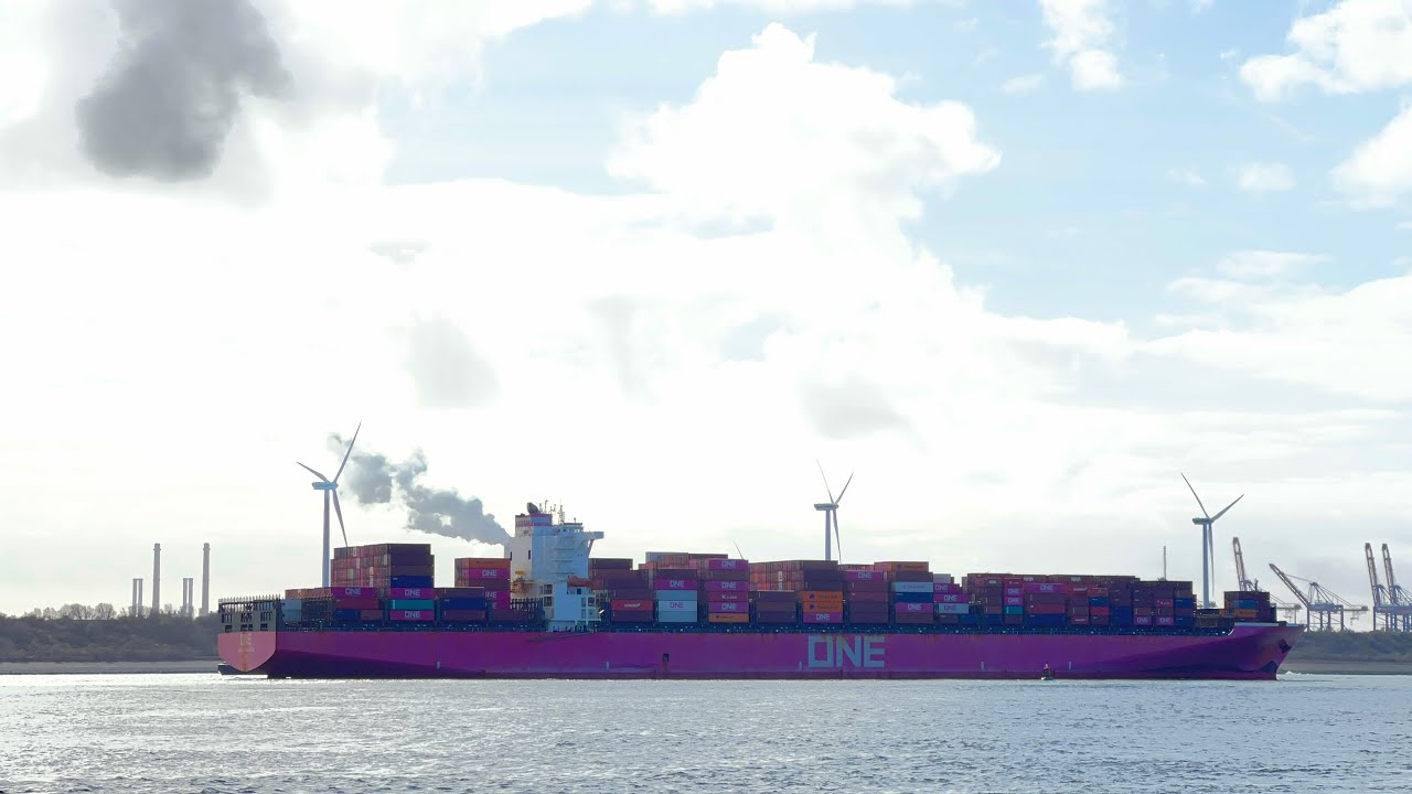ONE Hannover, IMO: 9302138[shipspotting] - 2024-03-16 - YouTube