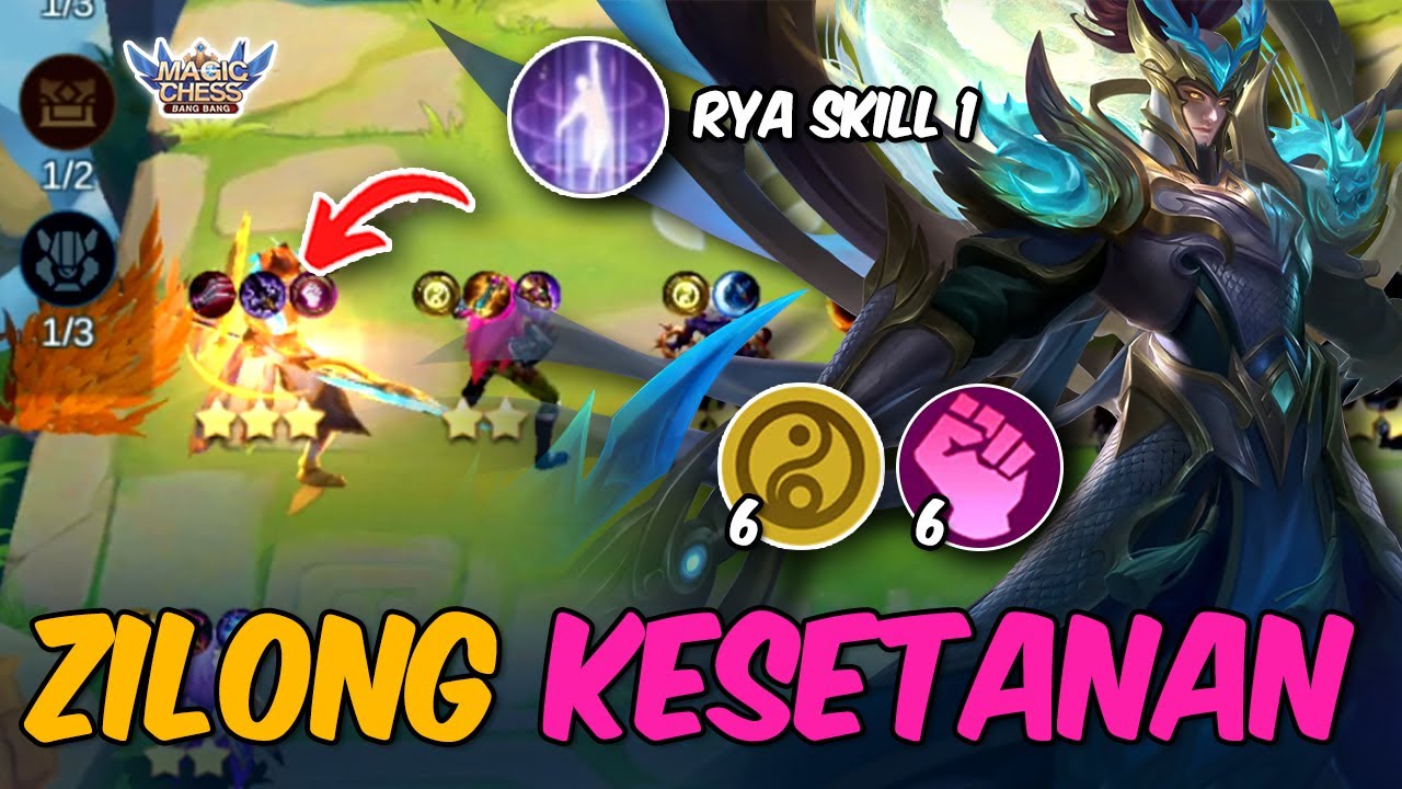 RYA SKILL 1 | ZILONG KESETANAN | 6 WRESTLER 6 CADIA - MAGIC CHESS ...