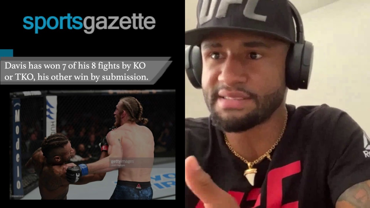 UFC's Mike Davis on how he handled the Gifford fight and that he was ...