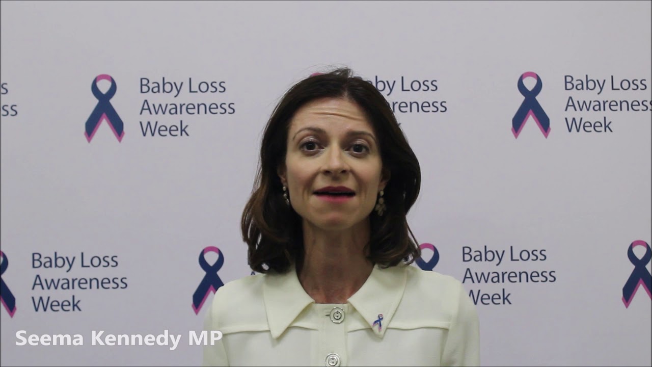 Seema Kennedy MP is supporting Baby Loss Awareness Week - YouTube