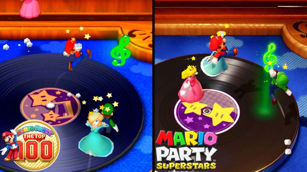 Comparison of Dizzy Dancing in Mario Party (2017-2021) - YouTube