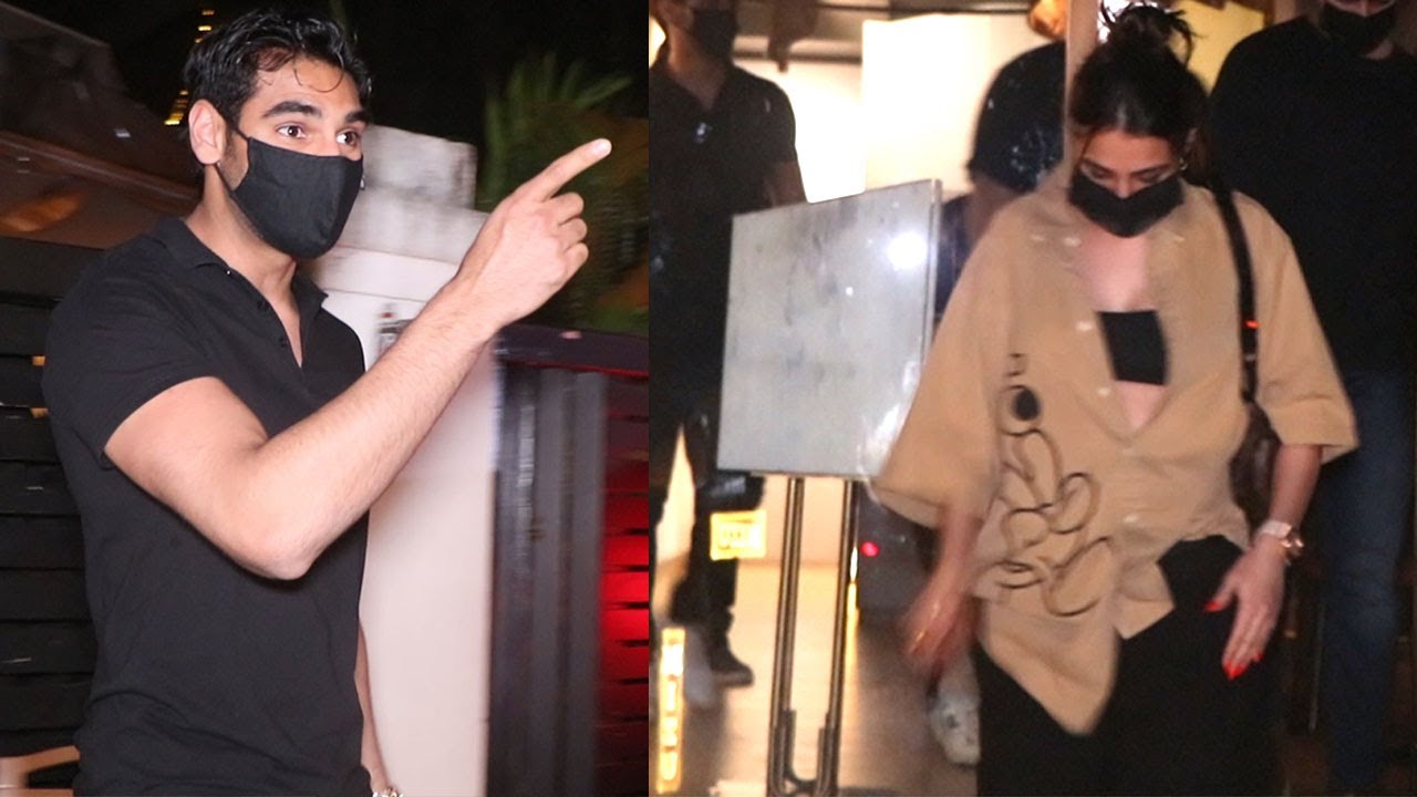 Ahan Shetty With GF Tanya Shroff For Dinner Date Snapped By Media - YouTube