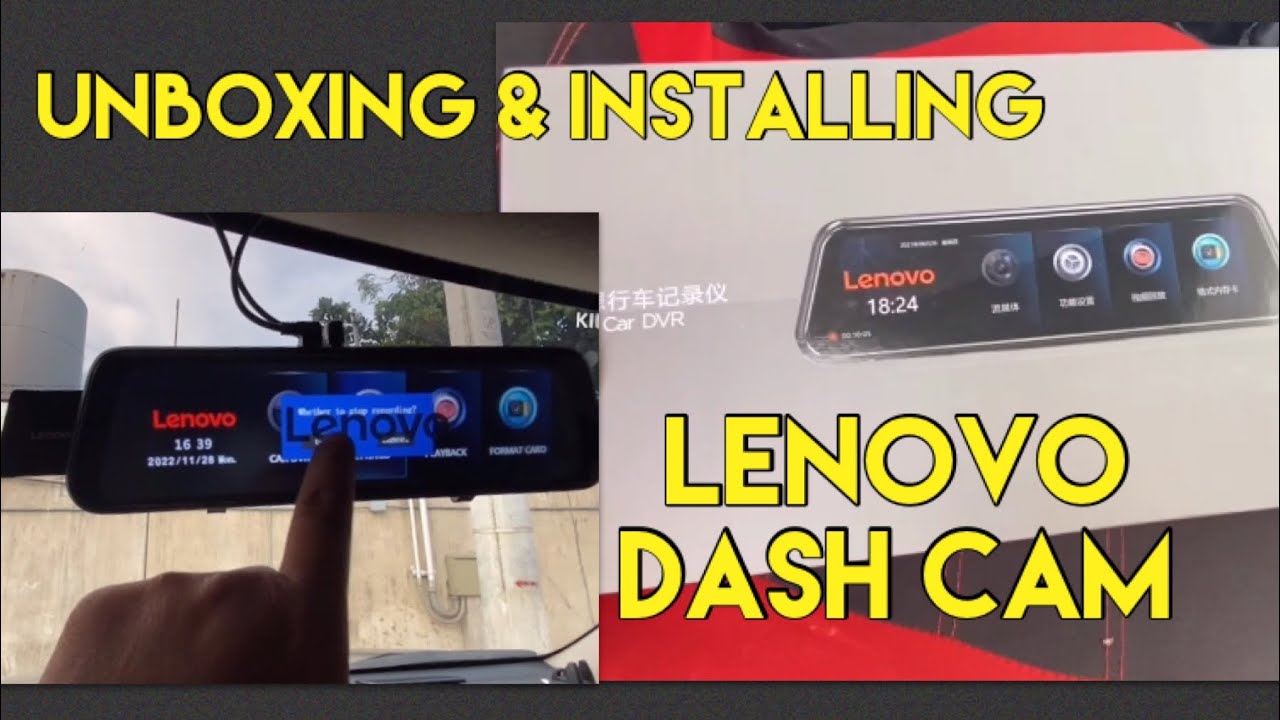 How to Install a Dash Cam in Your Car / Lenovo Car DVR #dashcam # ...