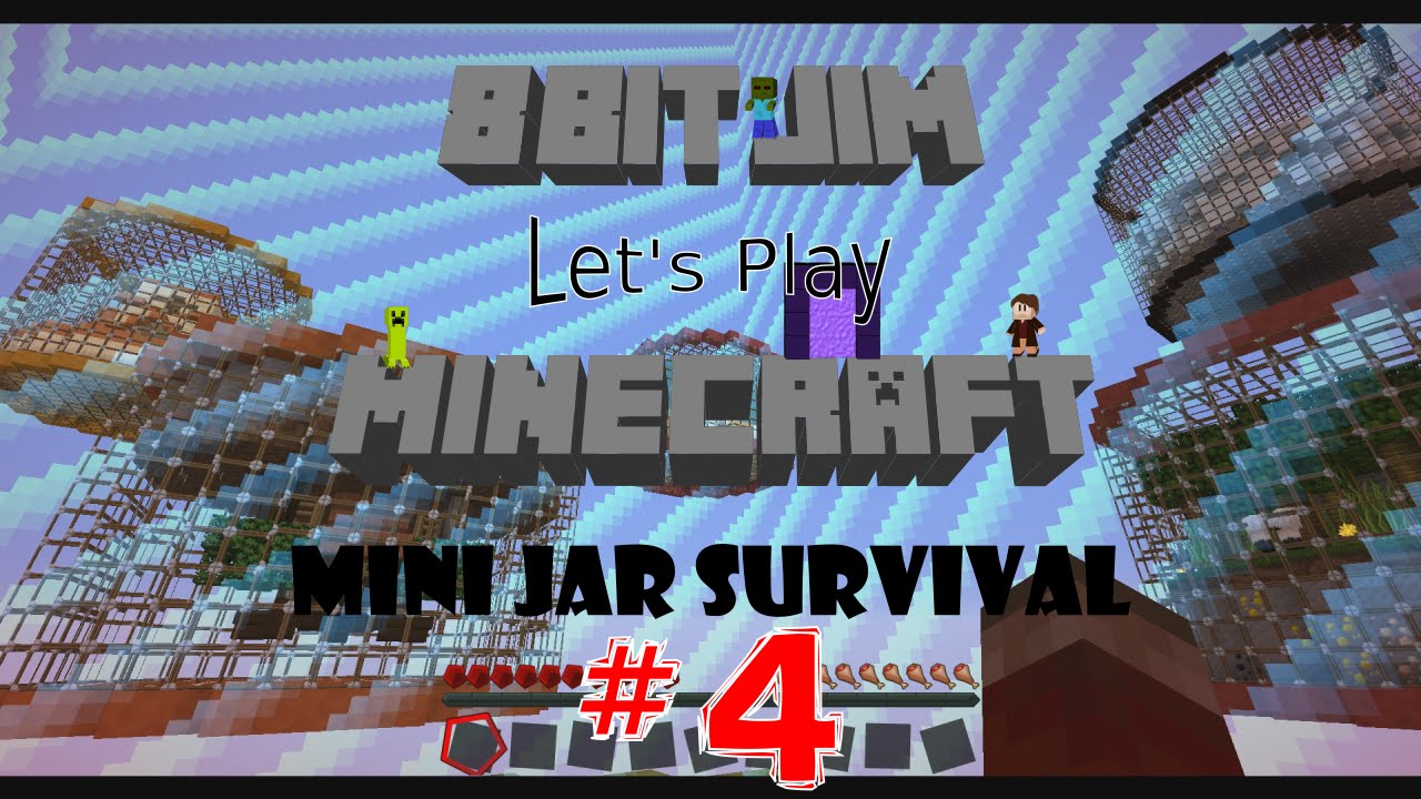 Let’s Play Minecraft Mini Jar Survival #4 - Farmer Jim - YouTube