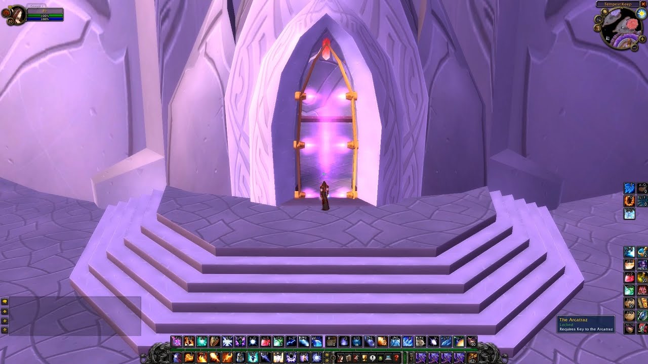 Arcatraz (Arc) Dungeon Entrance Location, WoW TBC - YouTube