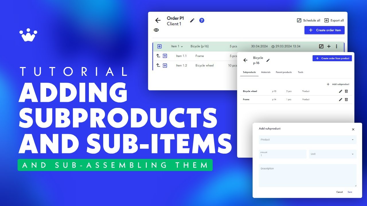 Subproducts: Component Fabrication & Sub-Assembly Simplified - YouTube
