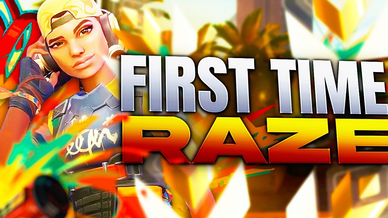 FORTNITE PRO Tries Out The AGGRESSIVE RAZE IN RADIANT VALORANT For The ...