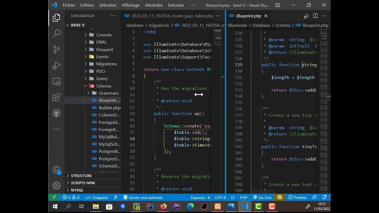 live coding laravel 9 - YouTube