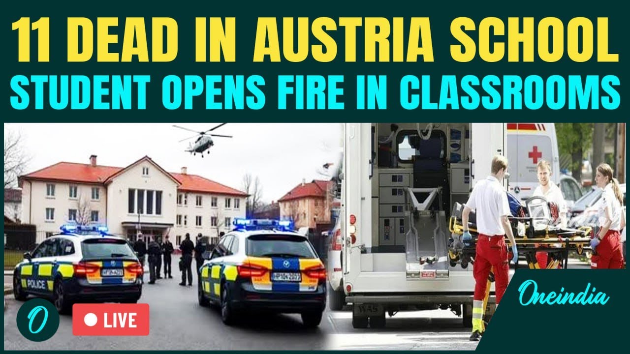 Austria LIVE: Teenager Kills 11 in Graz School Shooting | Watch ...