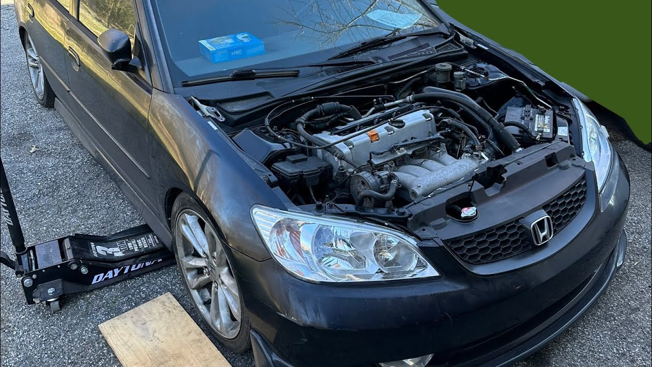 K20 Swap Es1 Civic: Pulls and fixes! - YouTube