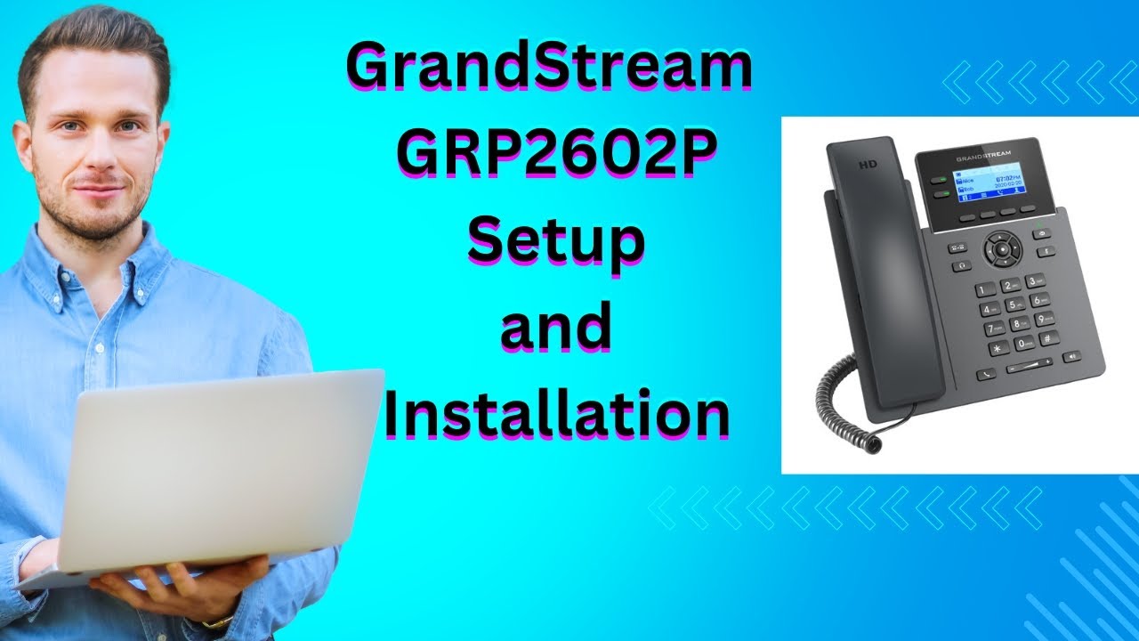How to setup IP Phone || Grandstream GRP2602 || IP-PBX - YouTube