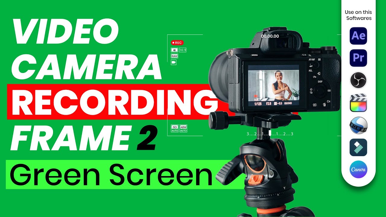 Video Camera Recording Frame 2 | Green Screen - YouTube