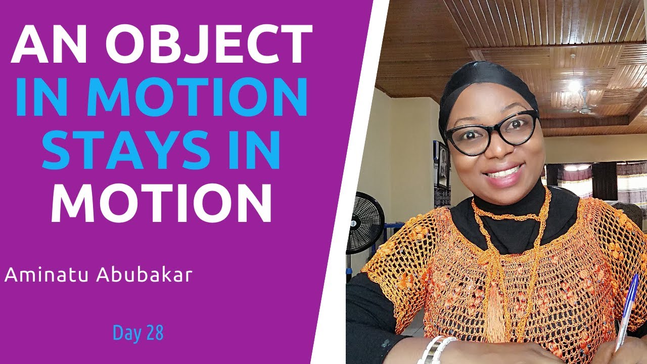 An object in motion stays in motion 30 days of motivation - YouTube