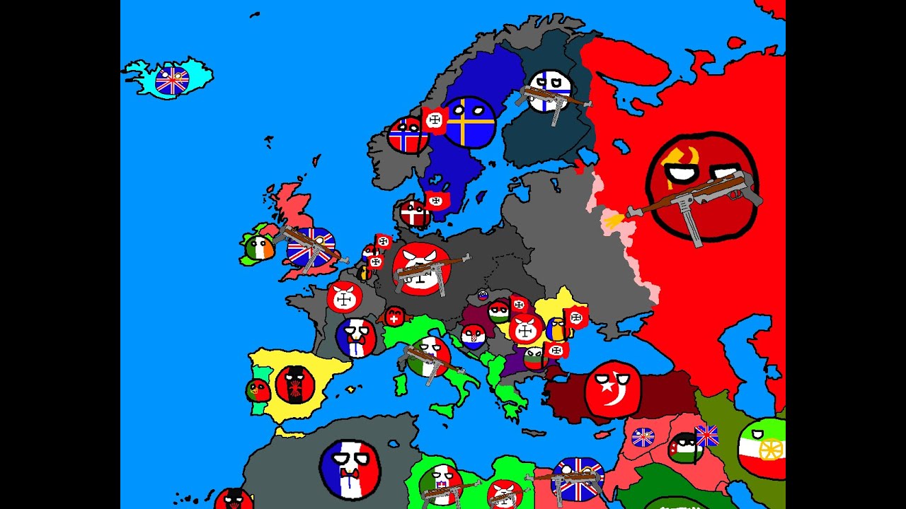 World War Two : Countryballs - YouTube