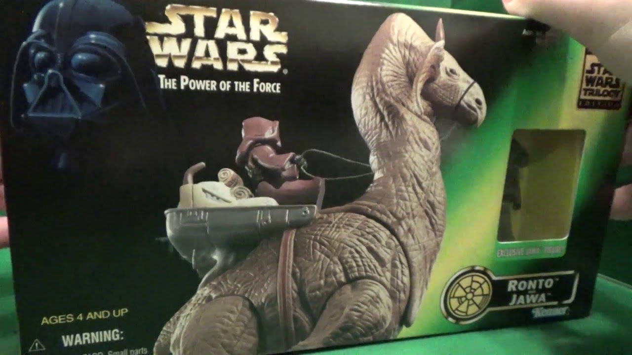 Star Wars JAWA and RONTO POTF Dinosaur like Toy Box Opening - YouTube