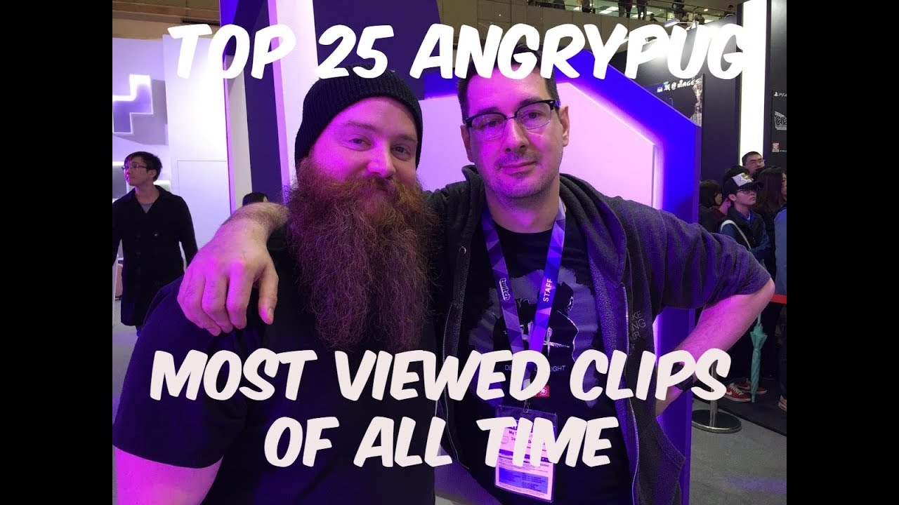 Top 25 Angrypug Most Viewed Clips - YouTube