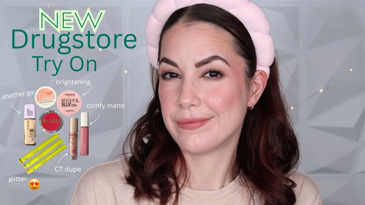 New Drugstore & Old Makeup | GRWM - YouTube