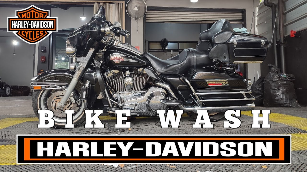 SPECIAL BIKE WASH "HARLEY DAVIDSON" - YouTube