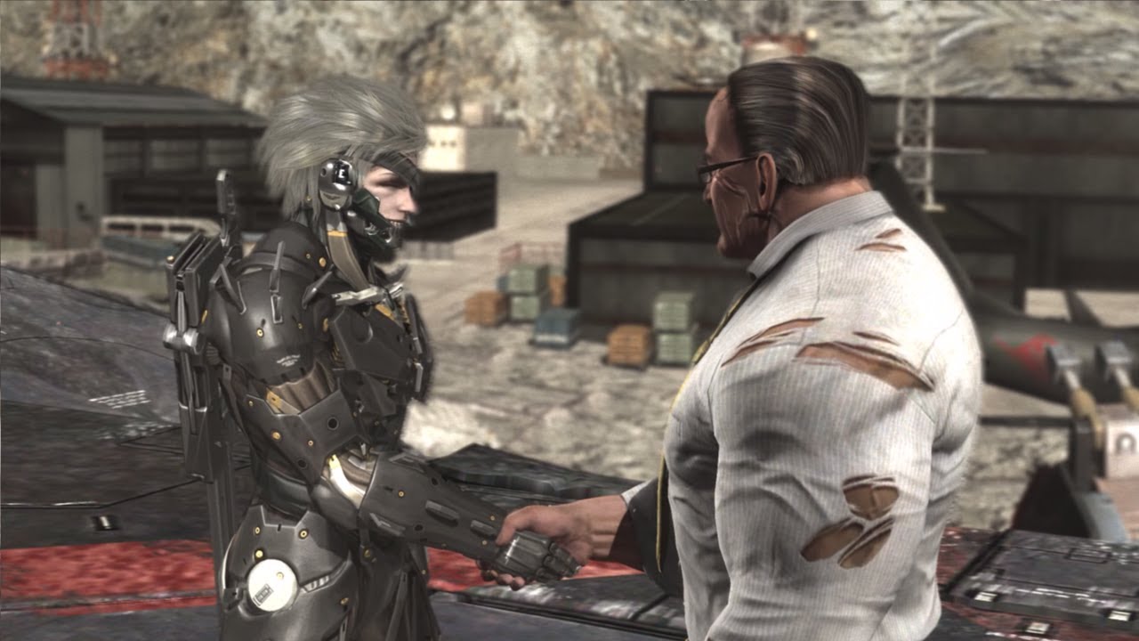 Metal Gear Rising Revengeance Senator Armstrong boss no damage - YouTube