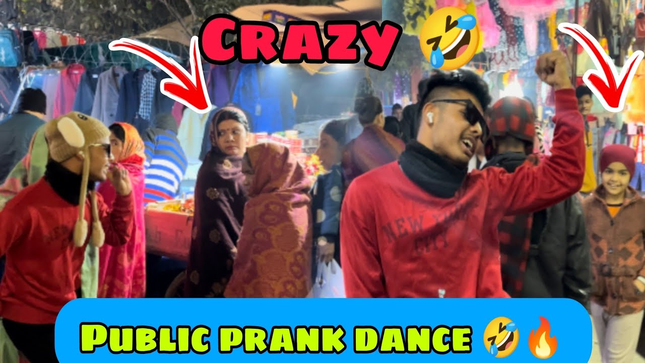 Non stop🤣 Crazy Dance in Public ️|| full crowd 🔥reactions😁||Prank On ...