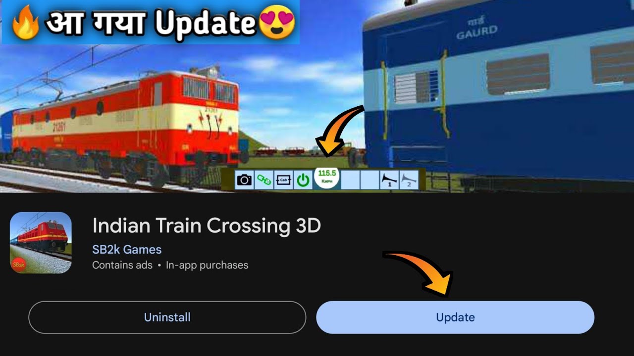 Indian Train Crossing 3D New Update || ITC 3D New Update 2024 | Final ...