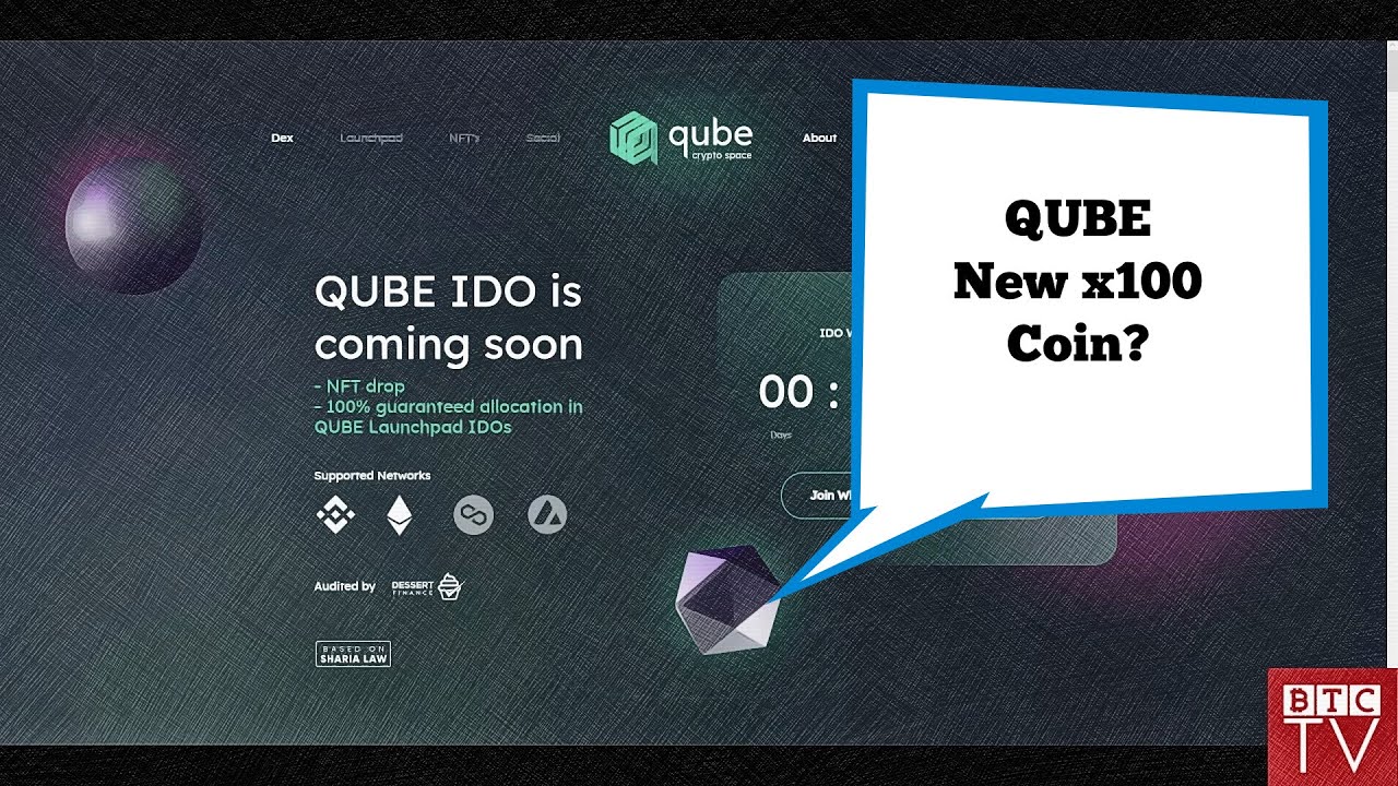 Qube Crypto Space - Another x100 coin? Review by BTCTV - YouTube
