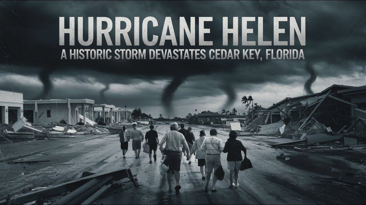 Hurricane Helene: Devastating Storm Surge Hits Cedar Key, Florida - YouTube
