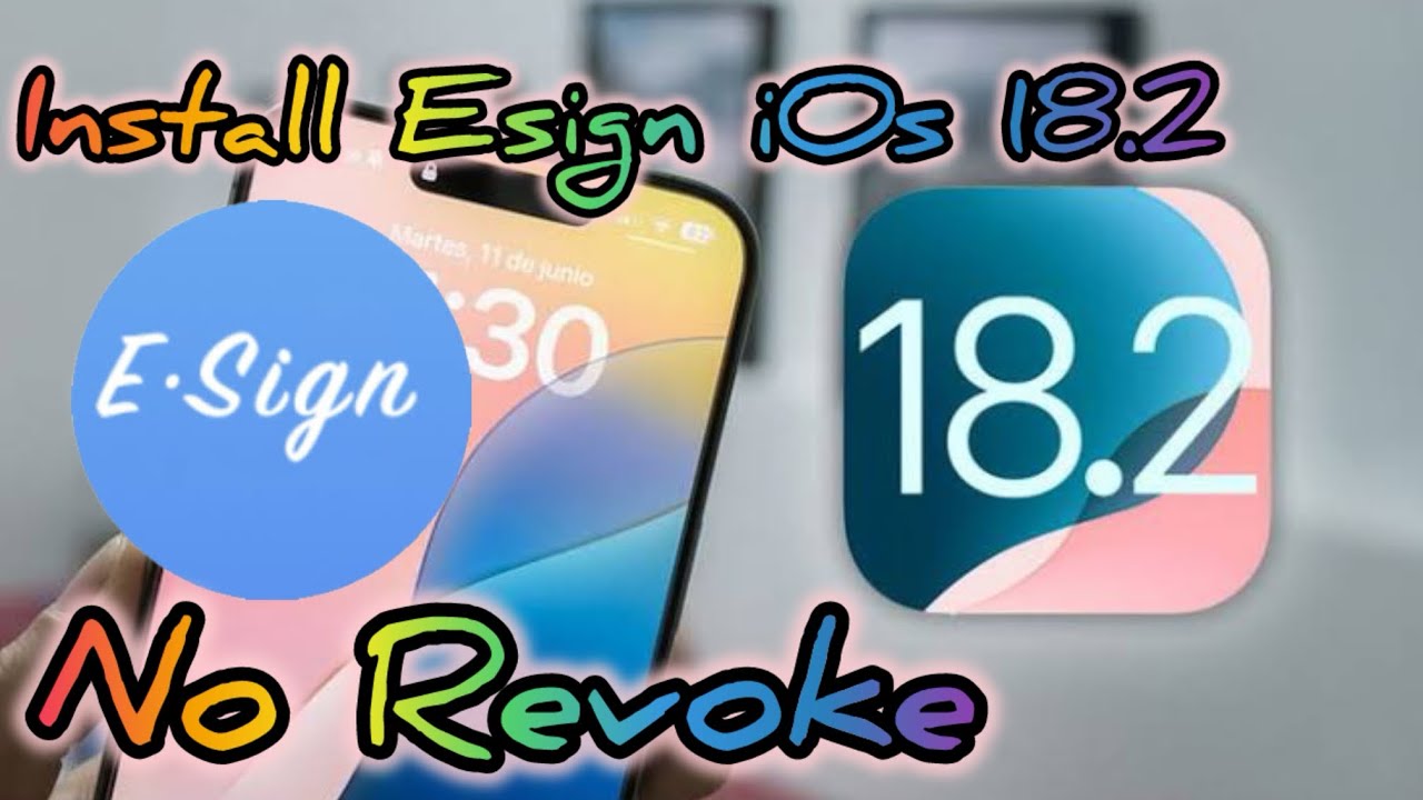 Install E-sign Ios 18.2 no revoke - YouTube