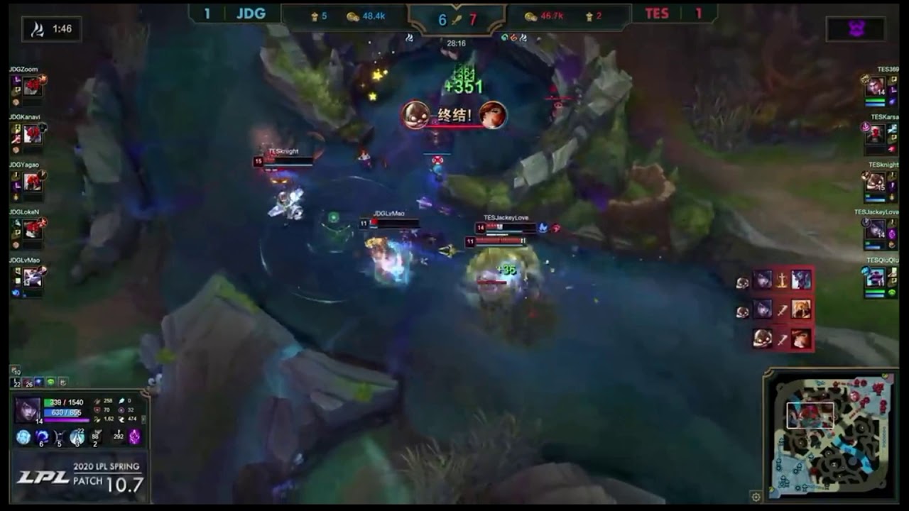 2v5 JackeyLove & Knight || TES VS JDG LPL FINALS! - YouTube