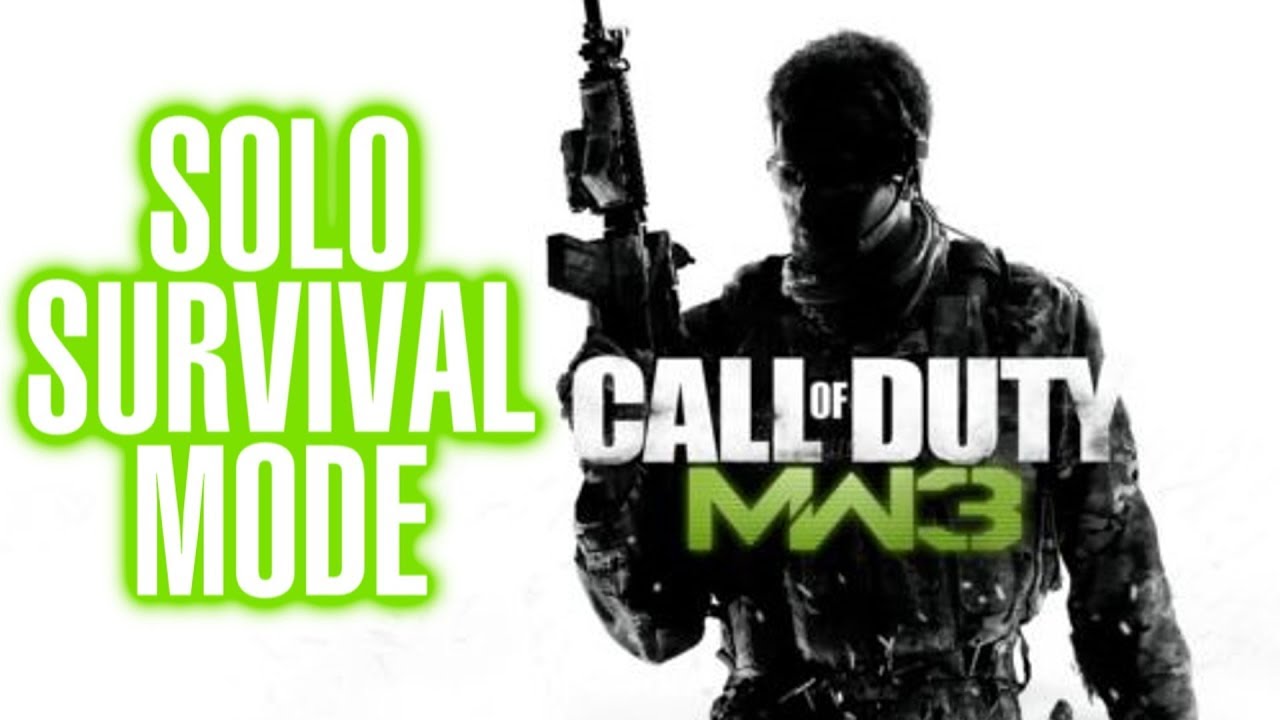 Call of Duty Modern Warfare 3 - Survival Mode - Solo Waves 1-10 - YouTube