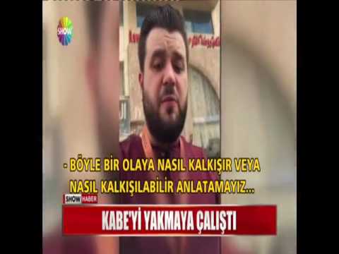 Kabe'yi yakmaya çalıştı