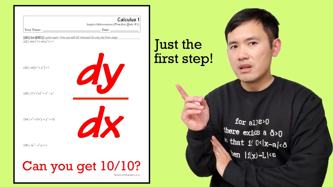 Do this to master implicit differentiation! - YouTube
