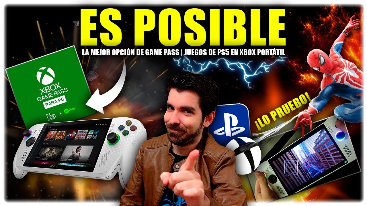 🎮 Game Pass + Juegos de PS5 en la Xbox portátil | Elegir y configurar ...