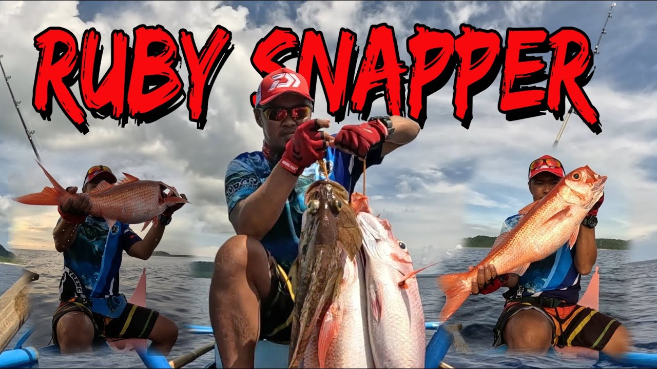 Ruby Snapper and Grouper : Jigging Session #5 : Napalaban sa mamaw - YouTube