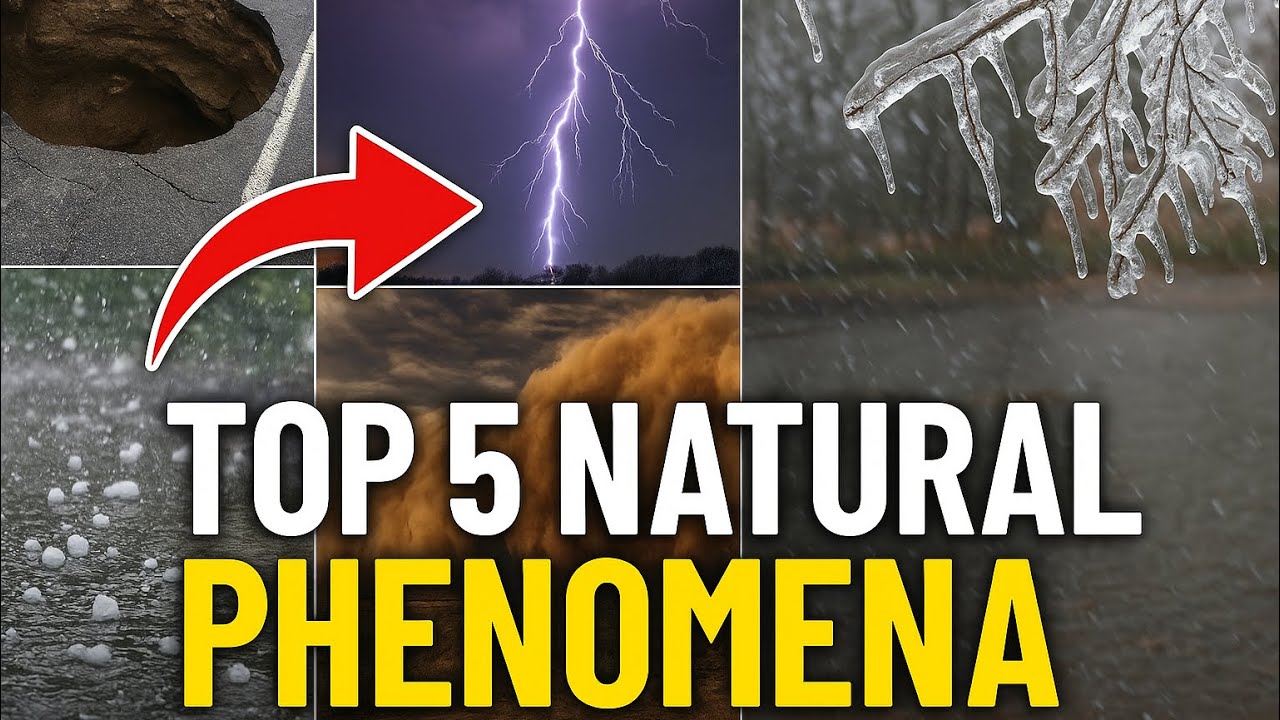 Top 5 Rare Natural Disasters That Can Strike Without Warning! 🌍⚡😱 - YouTube