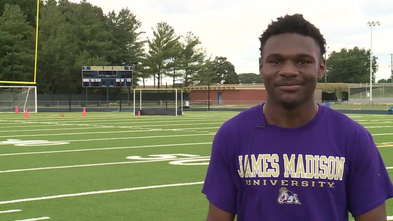 Varina's Jailin Walker on why he committed to JMU - YouTube