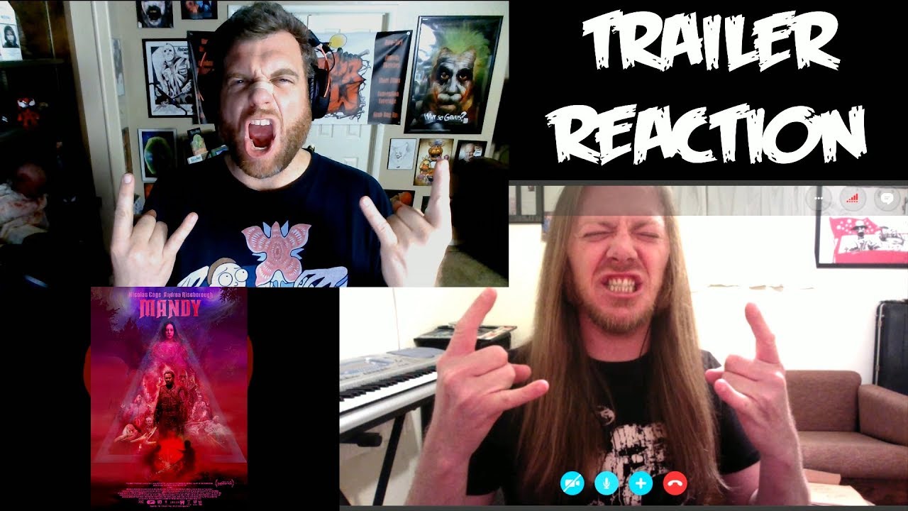 "Mandy" 2018 Nicholas Cage Movie Trailer Reaction - The Horror Show ...