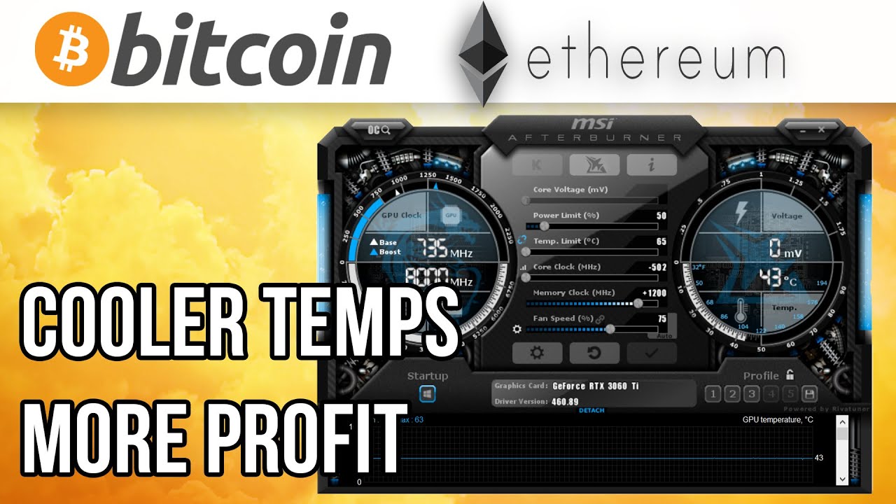 Mas malaking kita sa CRYPTO MINING gamit ang MSI AFTERBURNER TUTORIAL ...