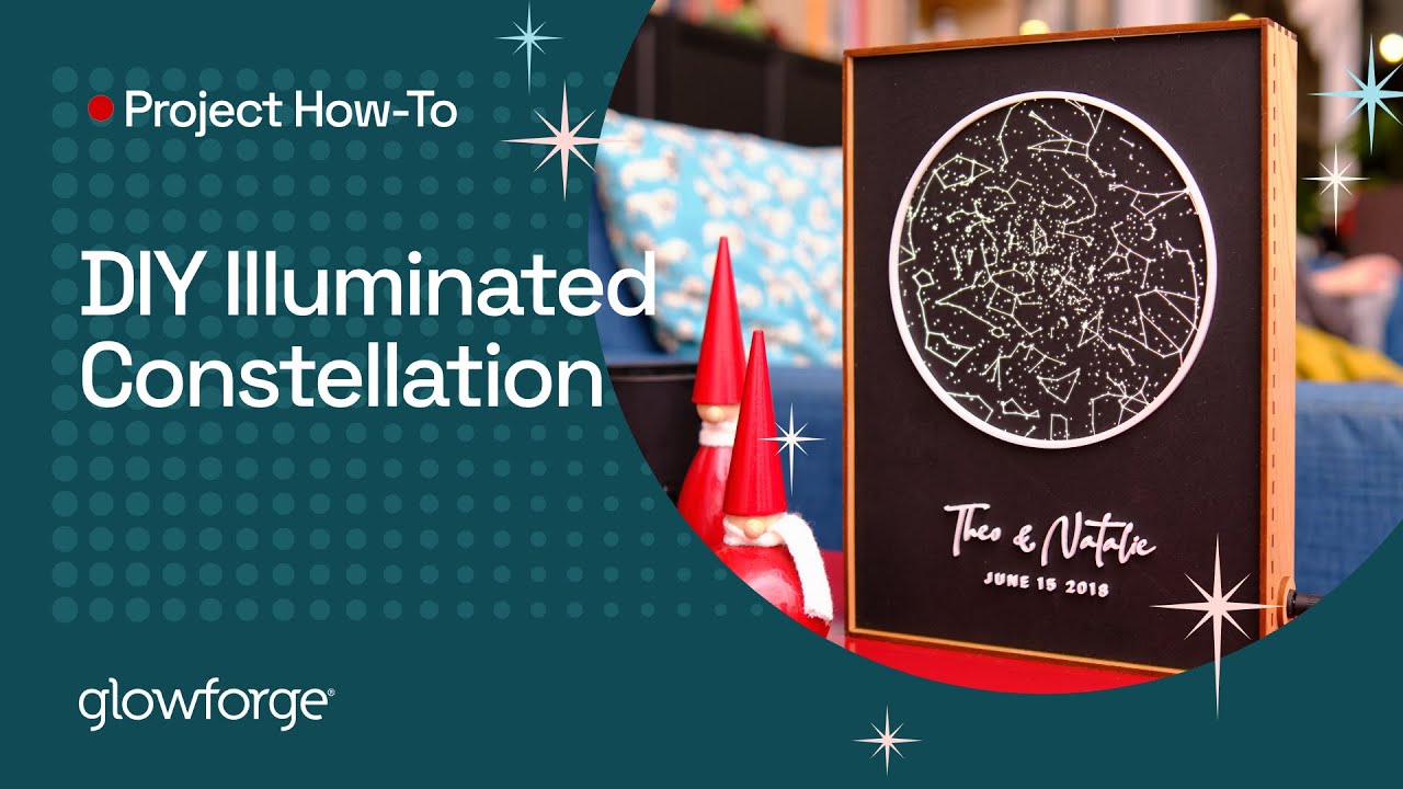 DIY Illuminated Constellation - YouTube