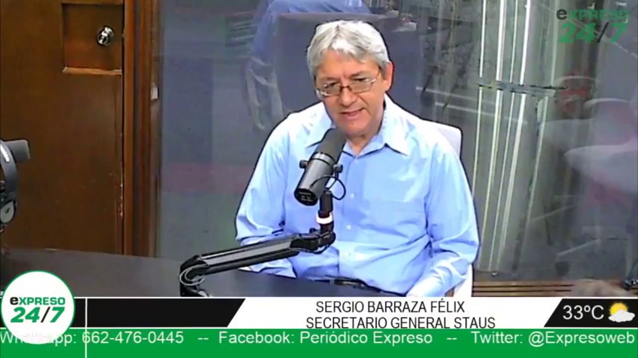 Sergio Barraza Félix, nuevo titular del Staus, en Expreso 24/7 - YouTube