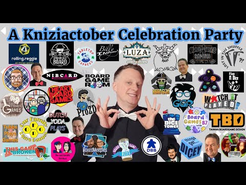 Friends From All Over the World Help Me Celebrate Reiner Knizia!! #knizactober