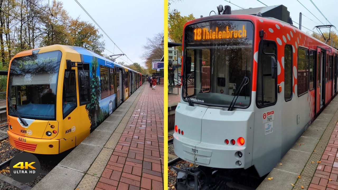 U-Bahn Station: the Subway Station with three Platforms in Cologne live ...