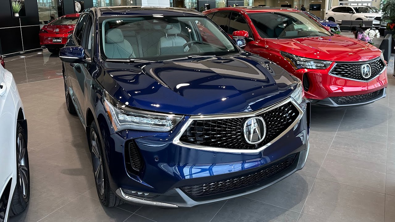 Blue 2023 Acura RDX Advance SH-AWD - YouTube