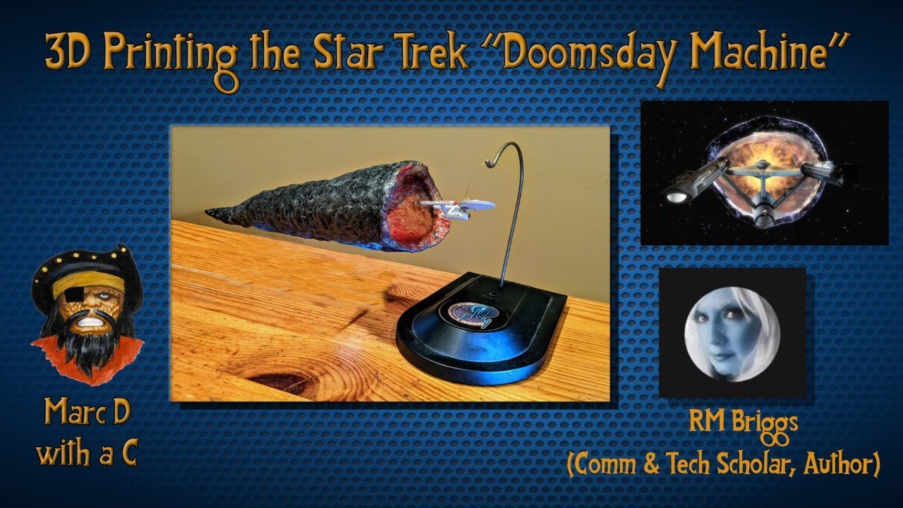 Printing & Painting the Star Trek "Doomsday Machine" - YouTube