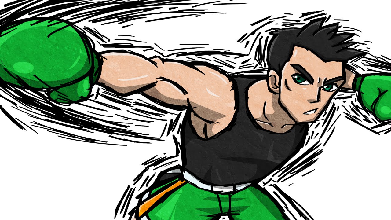 H-525 Art: Little Mac (Timelapse Drawing) - YouTube