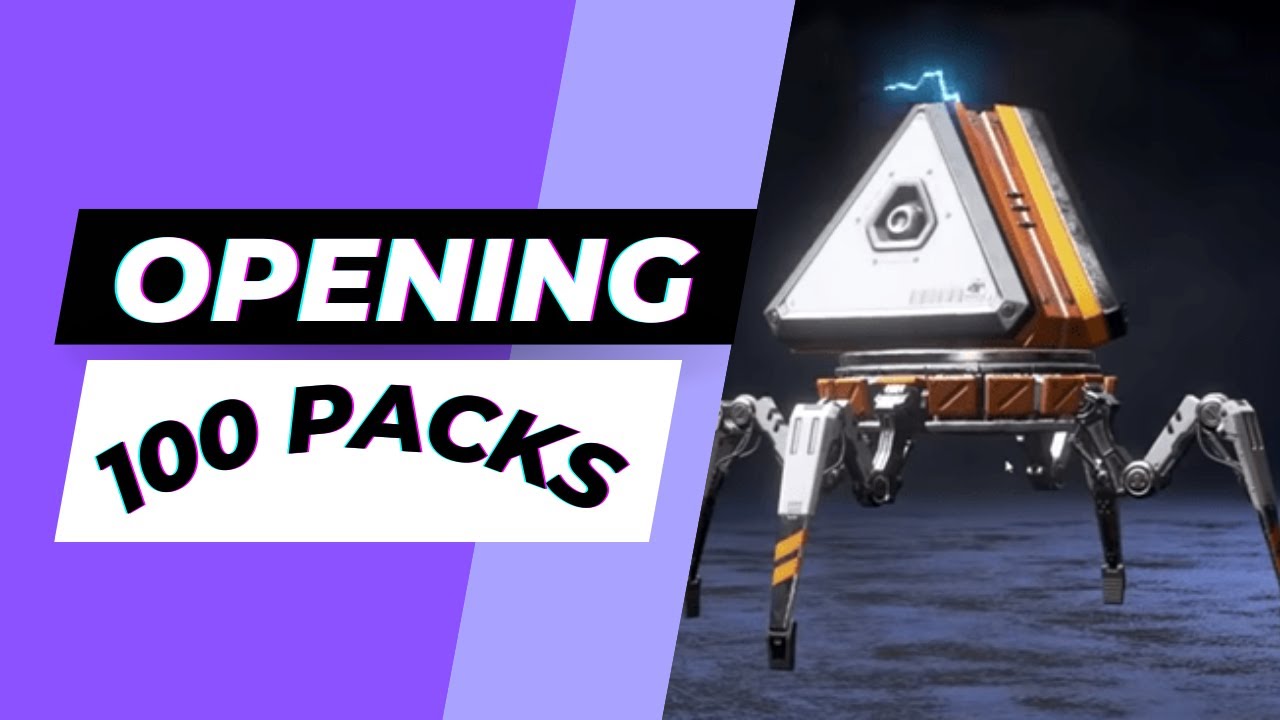 Opening 100 Apex packs! - YouTube