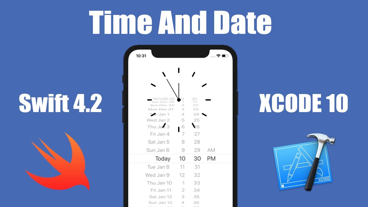 How To Get The Time And Date In Xcode 10 Swift 4 2 YouTube How To Get The Time And Date In Xcode 10 Swift 4 2 YouTube